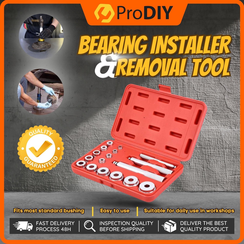 17pcs Aluminium Small Wheel Bearing Race Installer and Remover ...