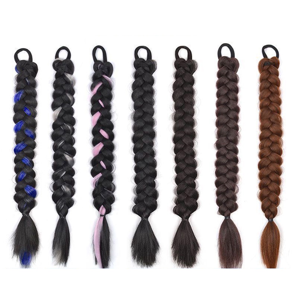 35cm/45cm woman Twist Braids Boxing Braids Ponytail Wigs rope ...