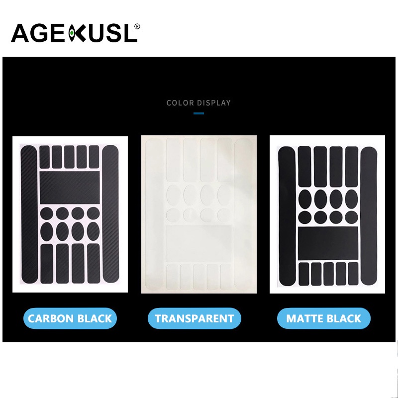 AGEKUSL Bike Frame Stickers Protector Protection Protective Film Anti ...