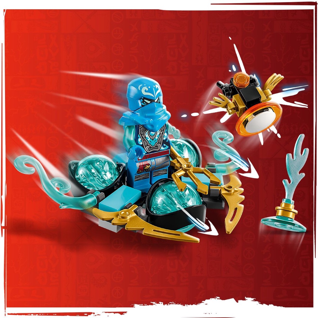 LEGO 71778 NINJAGO Nya Dragon Power Spinjitzu Drift Building Toy Set ...