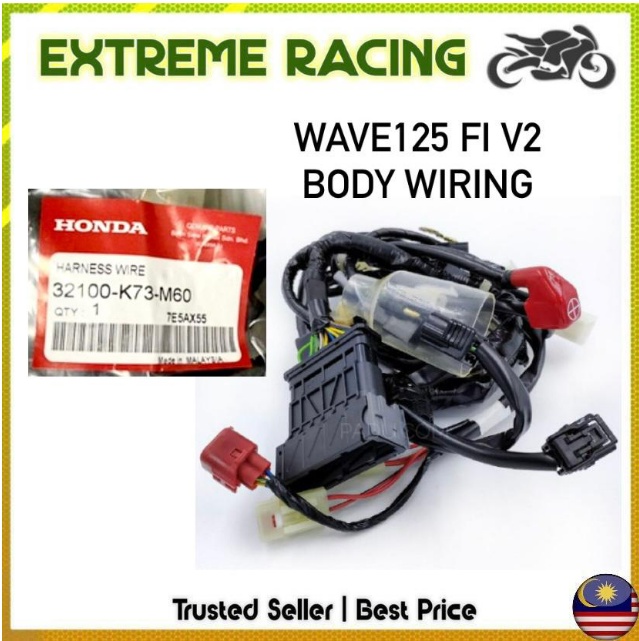Harness Body Wiring Set Local & Original 32100-K73-M60 Wire Wayar ...