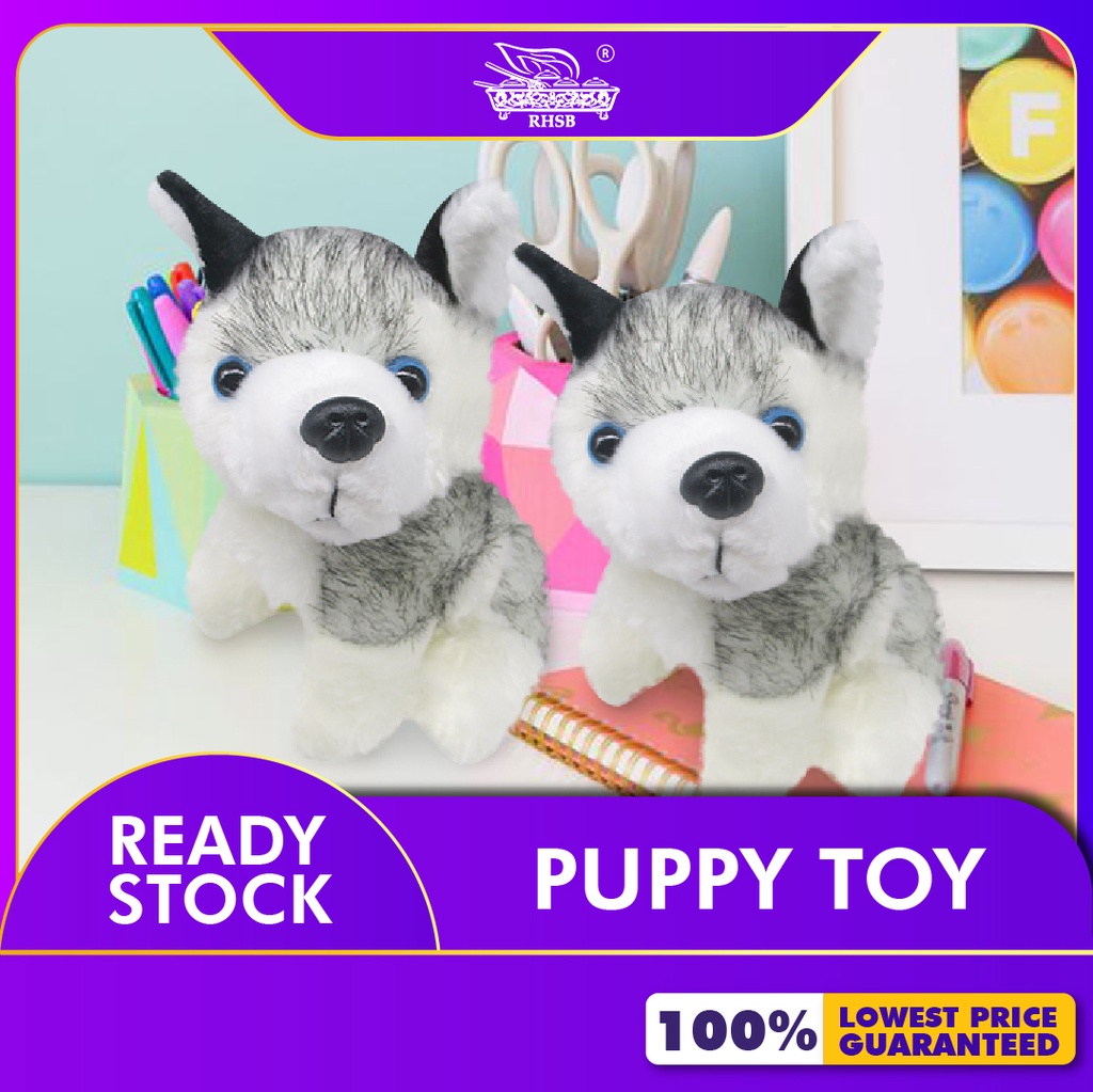 20CM SUPER CUTE HUSKY PUPPY / HUSKY SOFT TOY / TEDDY BEAR / PUPPY TOY ...