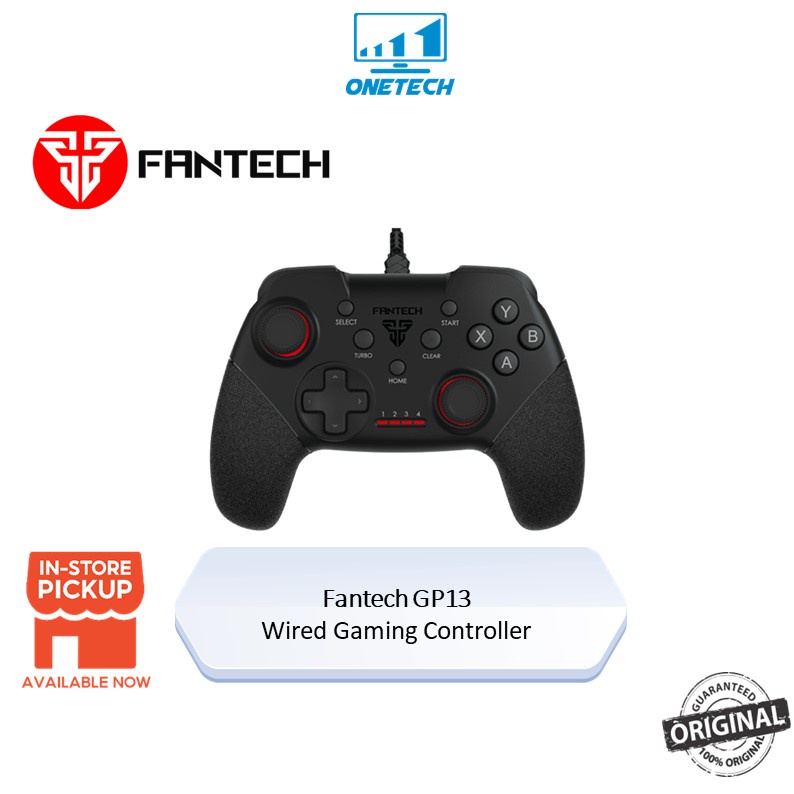 FANTECH GP13 WIRED GAMING CONTROLLER (USB wired /Vibration/Ergonomic ...