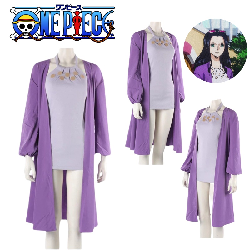 High-quality Piece One Robin Cosplay Costume Multiple In Sizes | Shopee ...