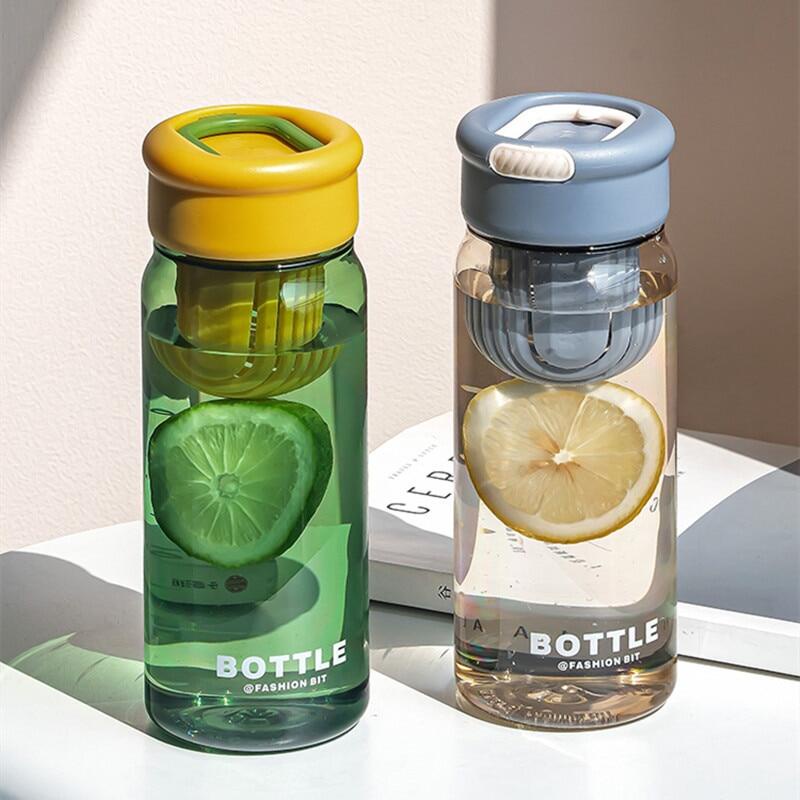 650ml Tea Separation Water Bottle with filter layer botol air viral ...