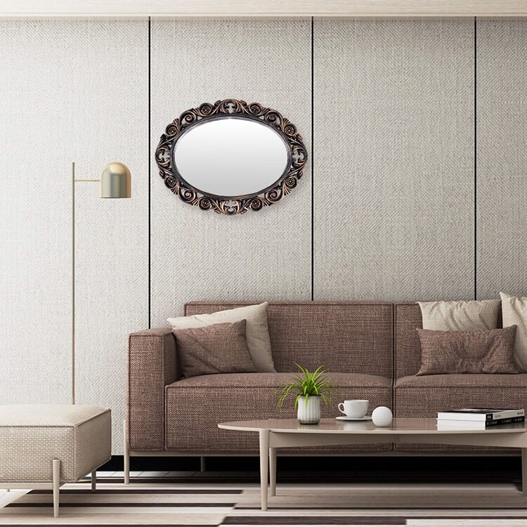 Romantika Wall Mirror Petal Graphic Wall decoration Mirror Frame ...