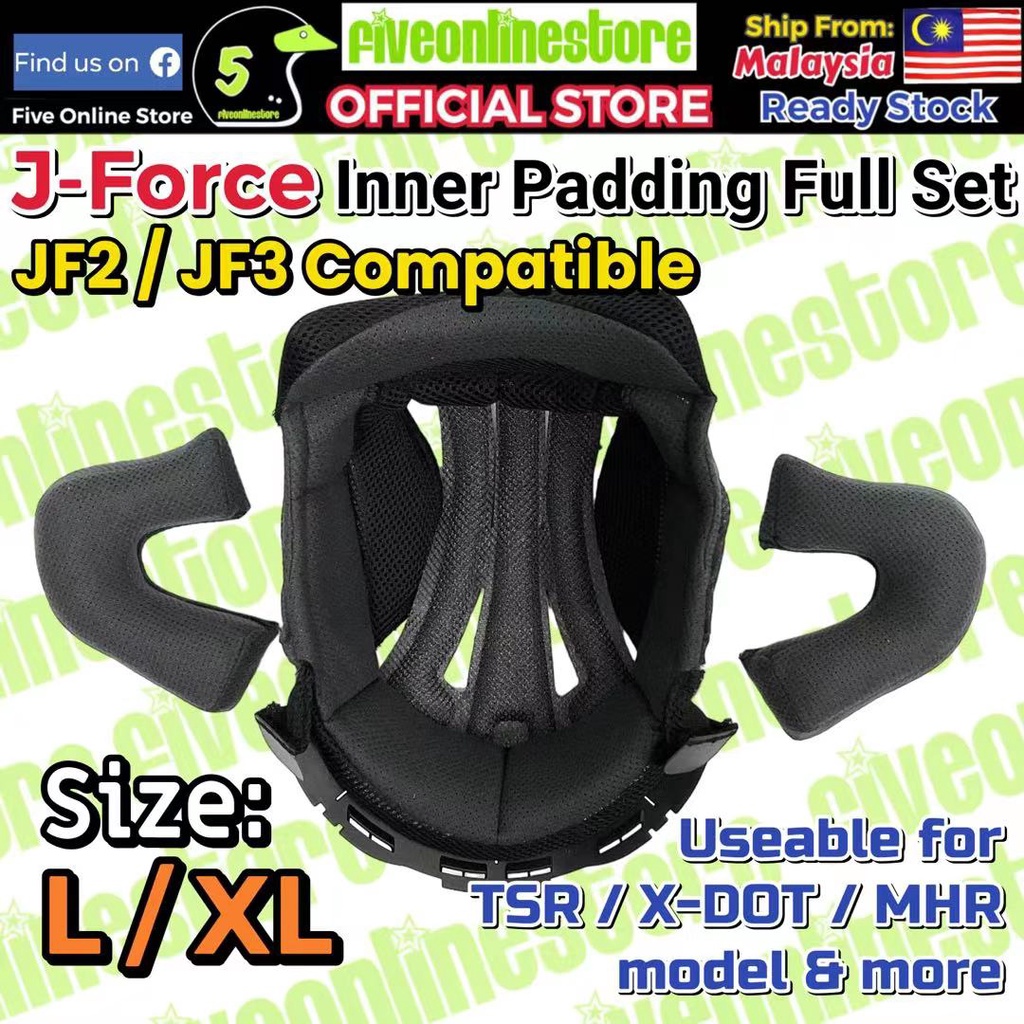 [READY STOCK] TSR Helmet Cheek Pad JF3 Ear Padding SHOEI J-Force 3 JF3 ...