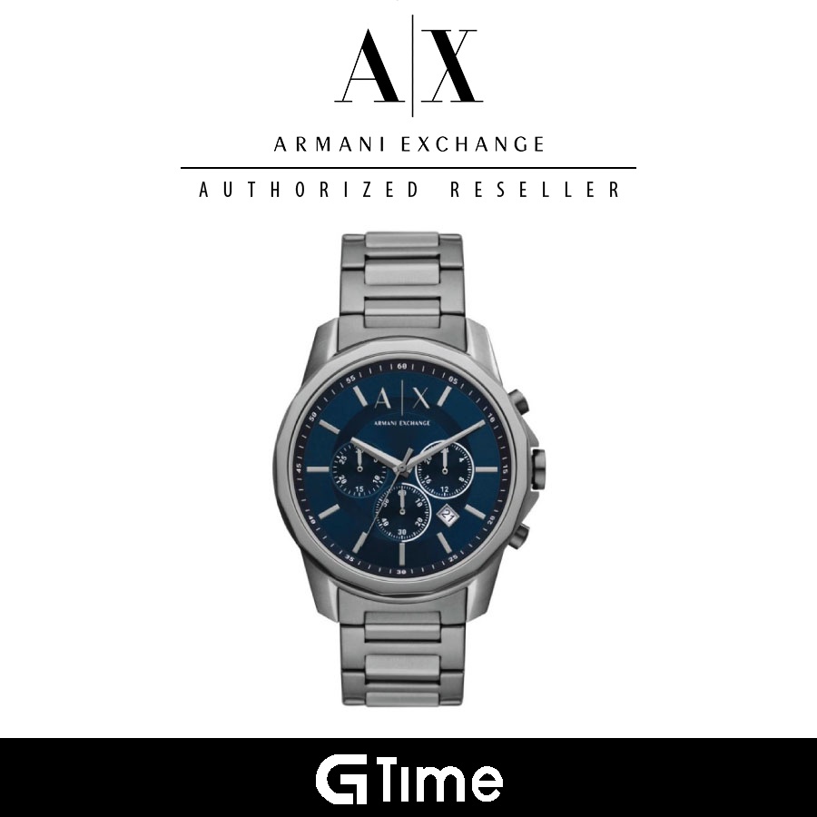 [Official Warranty] Armani Exchange AX1731 Men's Chronograph Gunmetal ...