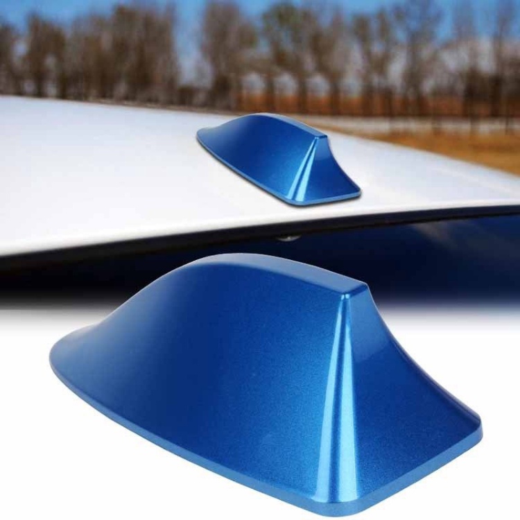 1 Pair Creative Car Shark Fin Sticker Reflective Shark Teeth Antenna ...