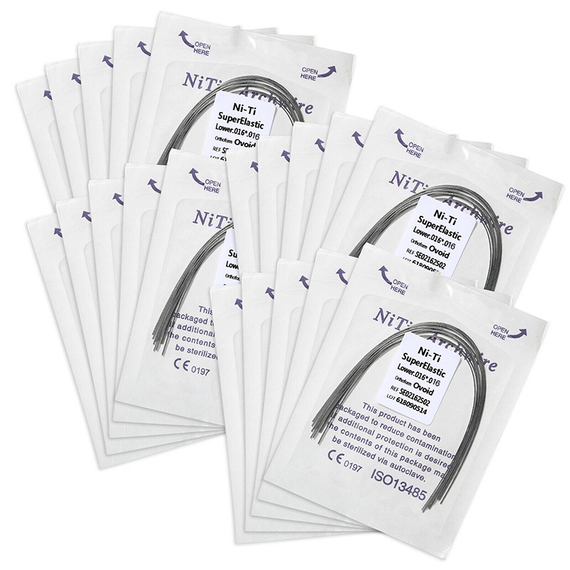 10pcs/pack Rectangular Wires Orthodontic Square Wire Super Elastic ...