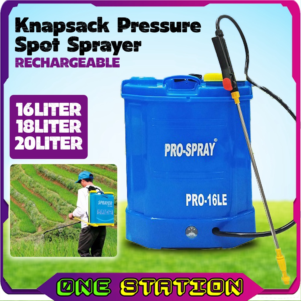 16 / 18 / 20 LITER KNAPSACK BATTERY SPRAYER RECHARGEABLE GARDEN SPRAYER ...