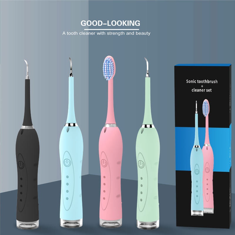 2 in1 Electric toothbrush Dental Calculus Remover Dental Scaler Tartar ...