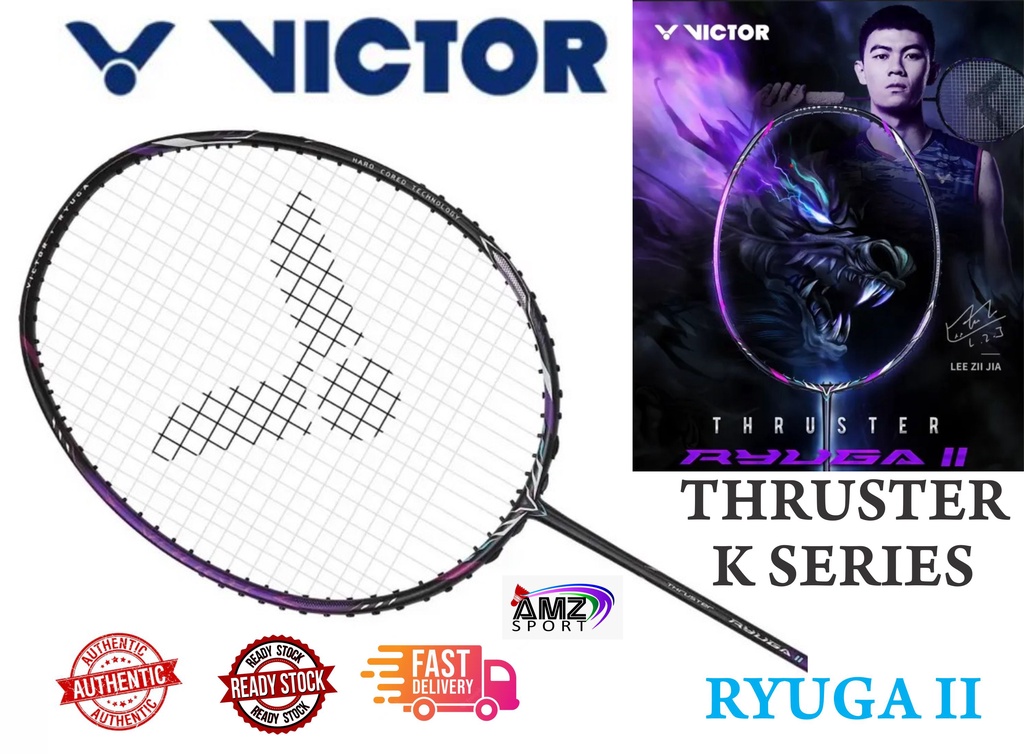 VICTOR Thruster K Series RYUGA II (TK-RYUGA-II) Badminton Racket ...
