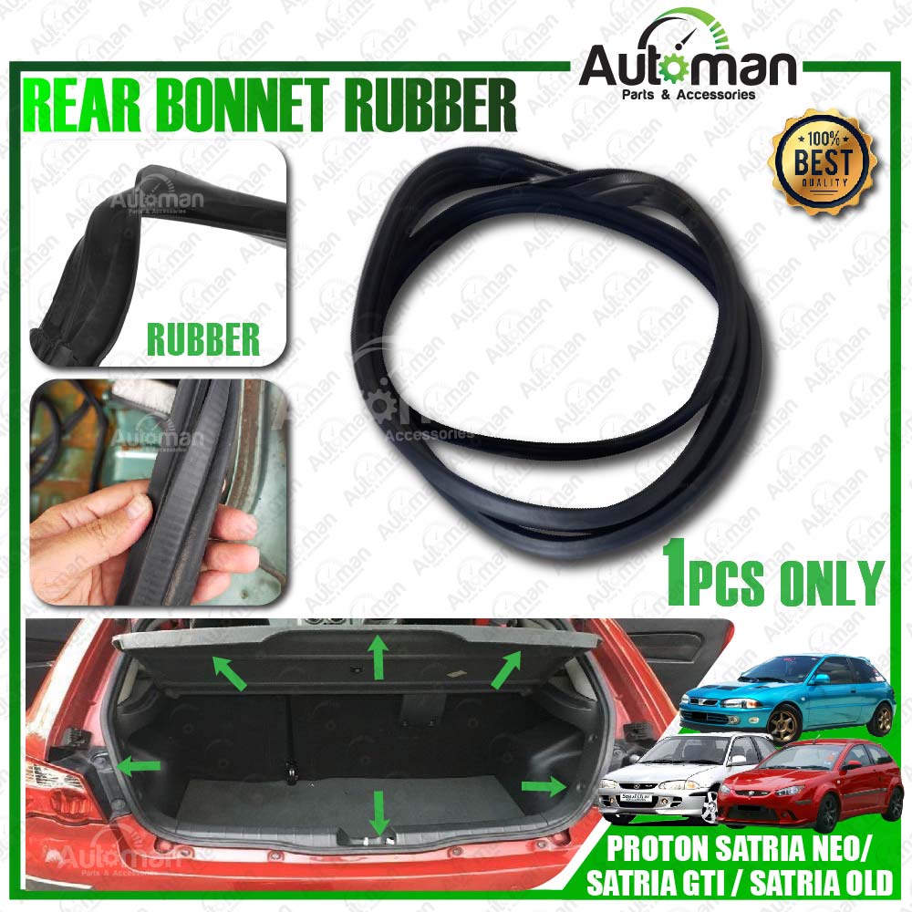 Proton Satria GTI Satria Neo Rear Bonnet Rubber Weatherstrip Getah ...