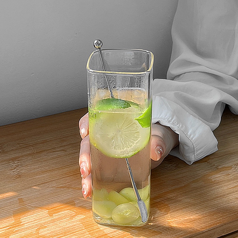 Glass Cup Heat-Resistant Milk Coffee Mug High Borosilicate Whisky ...