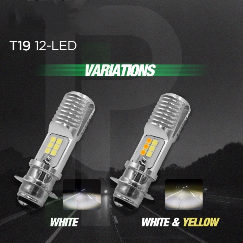 T19 V2 LED HEADLIGHT 12V HI-LOW FOR WAVE XRM SHOGUN RAIDER MIO BEAT etc ...