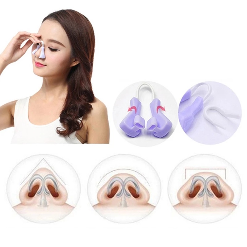 Soft Silicone Nose Shaper Nose Up Lifting Shaping Facial Corrector Nose ...