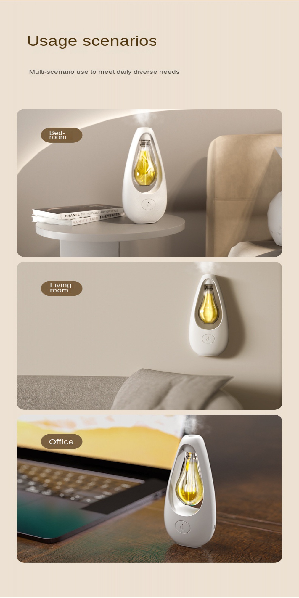 Room Air Freshener Spray Rechargeable Aroma Diffuser Essential oil ...