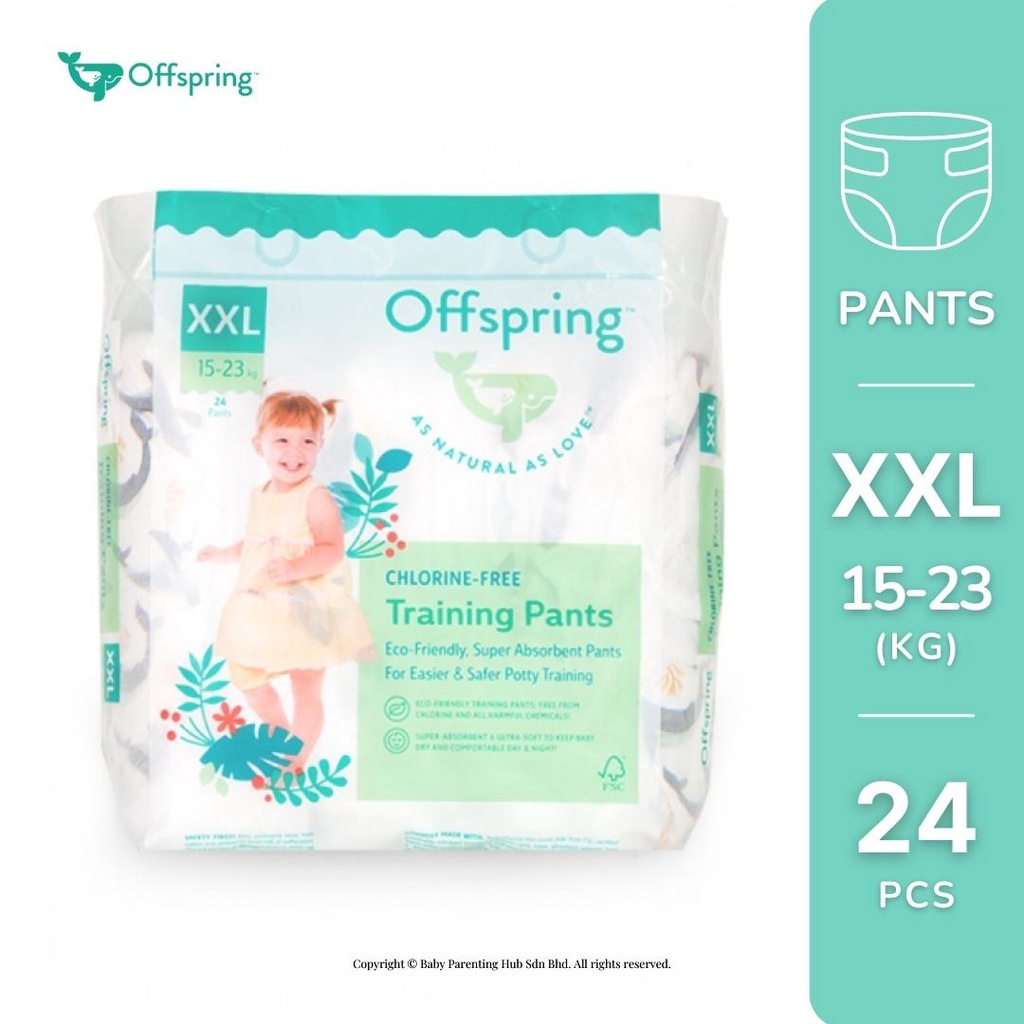 Offspring Diaper Fashion Pants XXL 15-23kg 24pcs | Shopee Malaysia