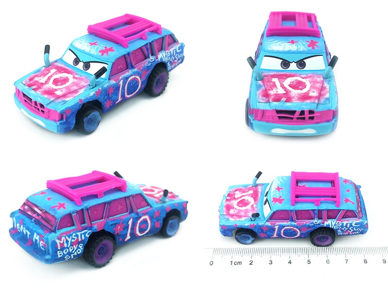 Disney Pixar Cars 3 No.15 Clay McQueen Earth Yellow Cruz Miss Fritter ...