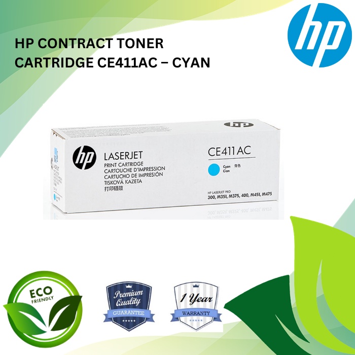 HP (CE411AC) 305A Cyan Original LaserJet Toner Cartridge | Shopee Malaysia