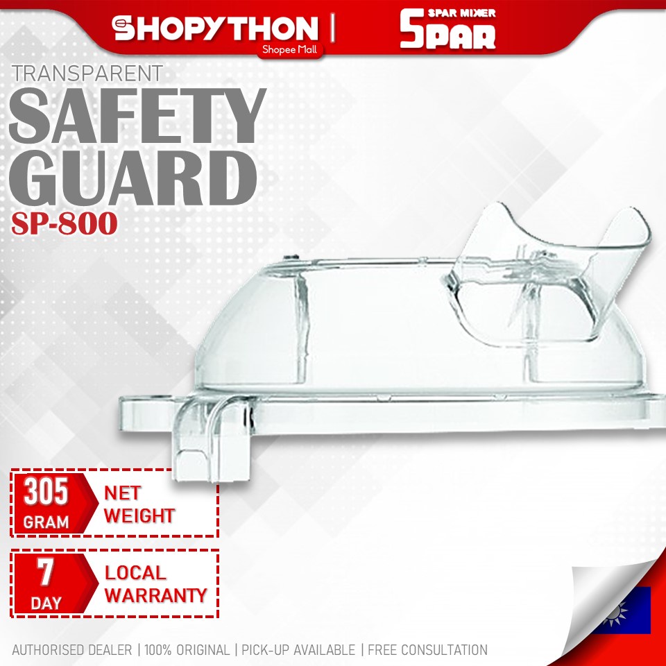 SPAR Safety Guard for SP-800 Pouring Shield Bowl Splash Clear Plastic ...