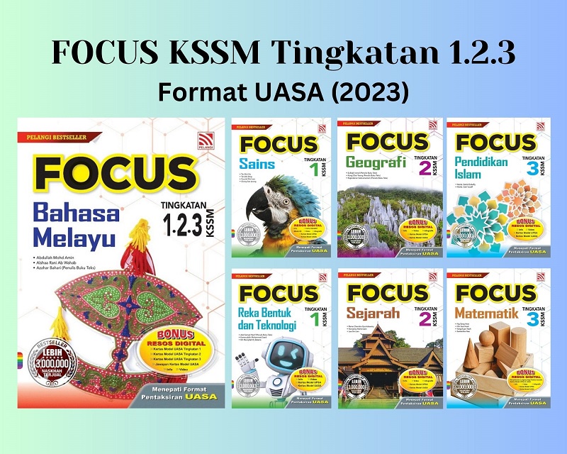 Pelangi - Focus KSSM Tingkatan 1.2.3 Format UASA (2023) | Shopee Malaysia