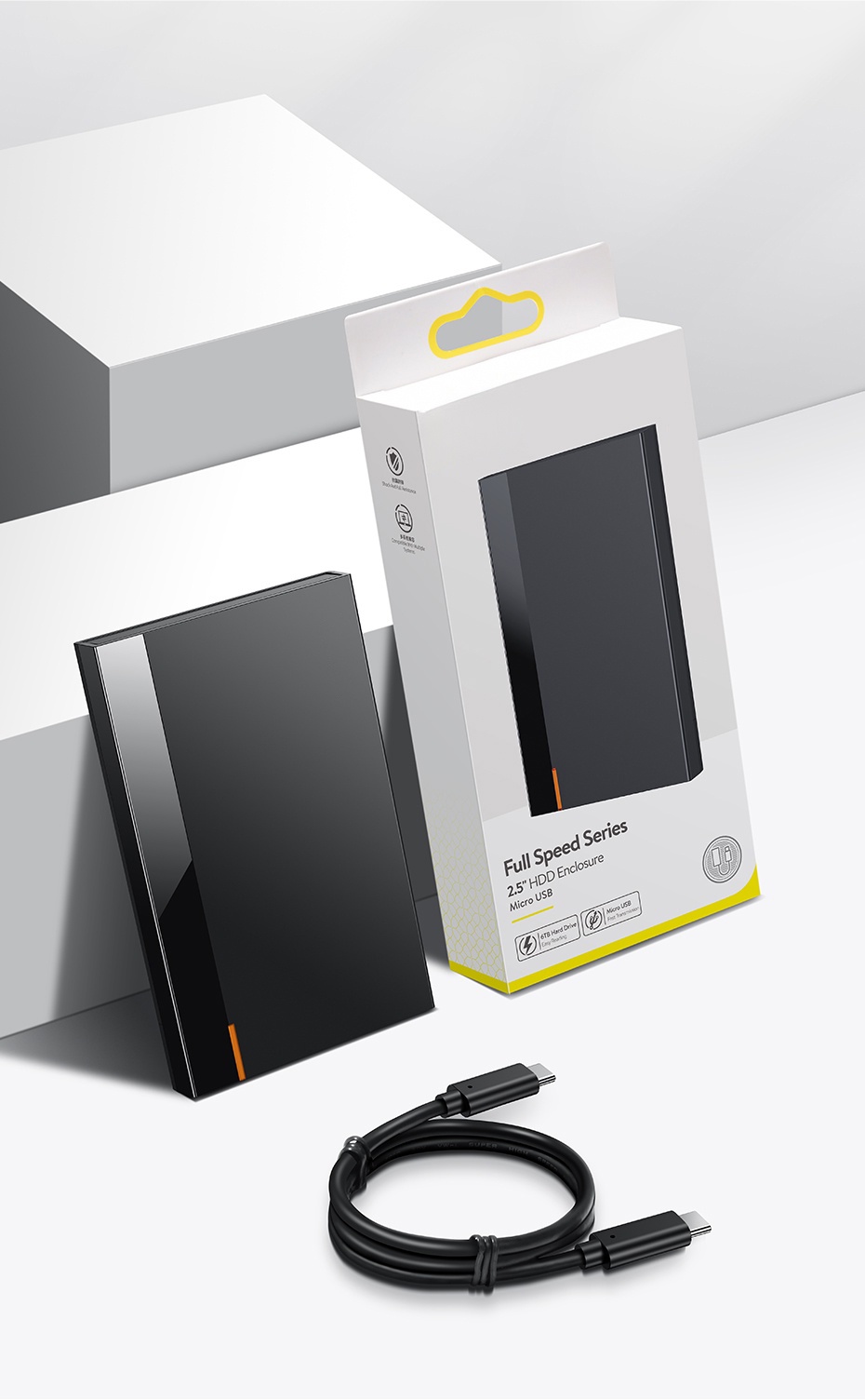(Brand Clearance) Full Speed Series 2.5" HDD Enclosure SSD Case SATA ...