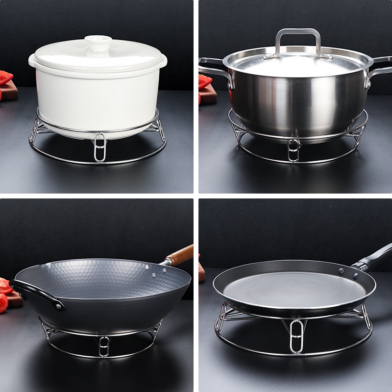 Stainless Steel Steaming Rack Insulation Rack Kitchen Gadgets Water ...