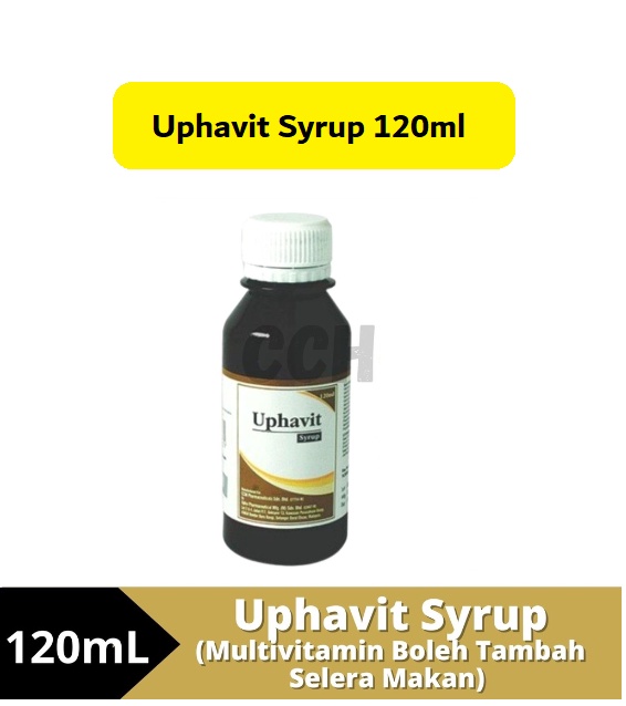 Uphavit Syrup 120ML- Multivitamin Boleh Tambah Selera Makan | Shopee ...