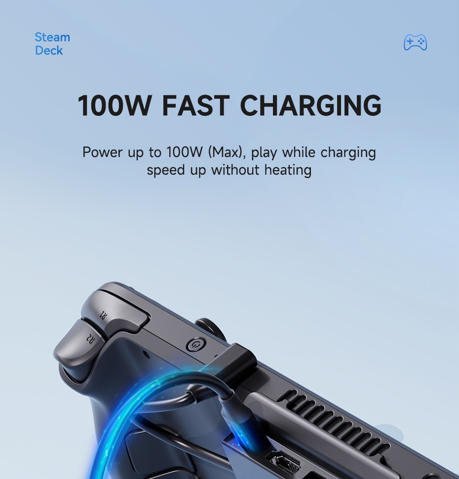 Hagibis Steam Deck Docking Station 4 in 1 Dock Holder Hub USB C to 4K ...