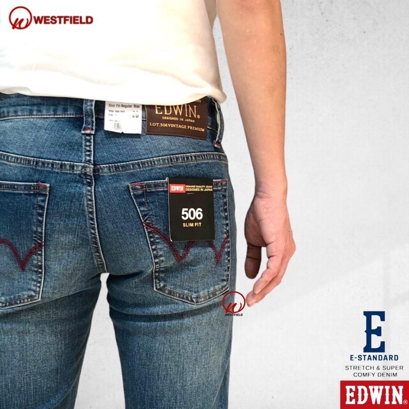 🔥[RED THREAD] EDWIN® E-Standard® Men’s 506 Slim Fit Jeans ( 7506 2698 ) | Shopee Malaysia