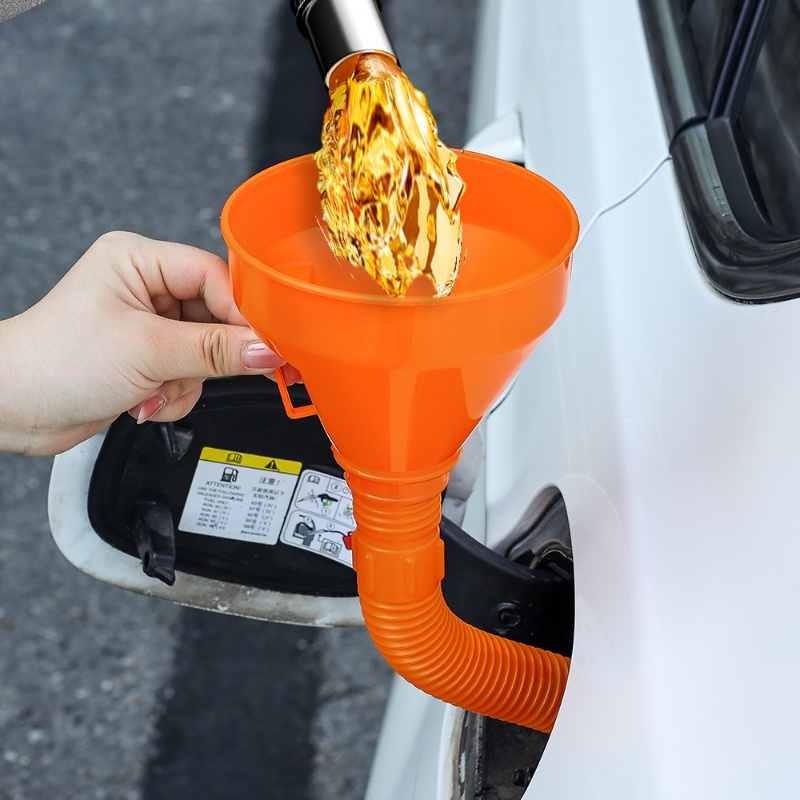 Foldable Portable Funnel Car Refueling Funnel Engine Oil Gasoline ...