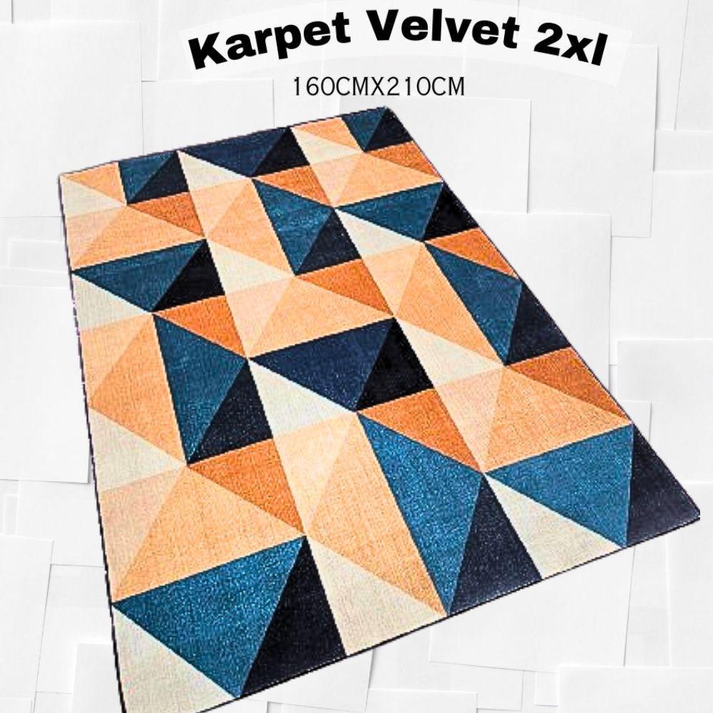 Karpet Velvet Nordic Art Minimalist Design Printed Deco Size XXL 160CM ...