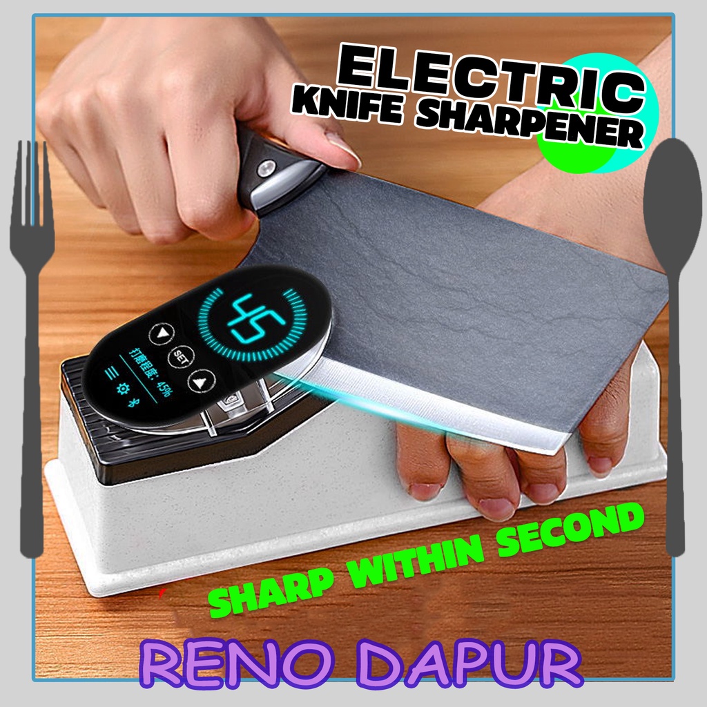 Kitchen Electric Knife Sharpener Machine Pengasah Pisau Elektrik ...