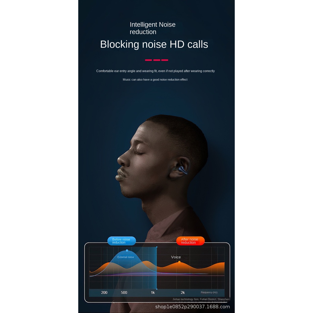 X22 Bone Conduction Bluetooth 5.3 Earphones 2023 New TWS Sports Earbuds ...