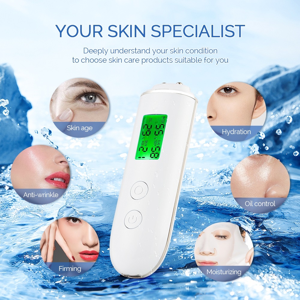 Skin moisture tester facial skin moisture oil fluorescent agent ...