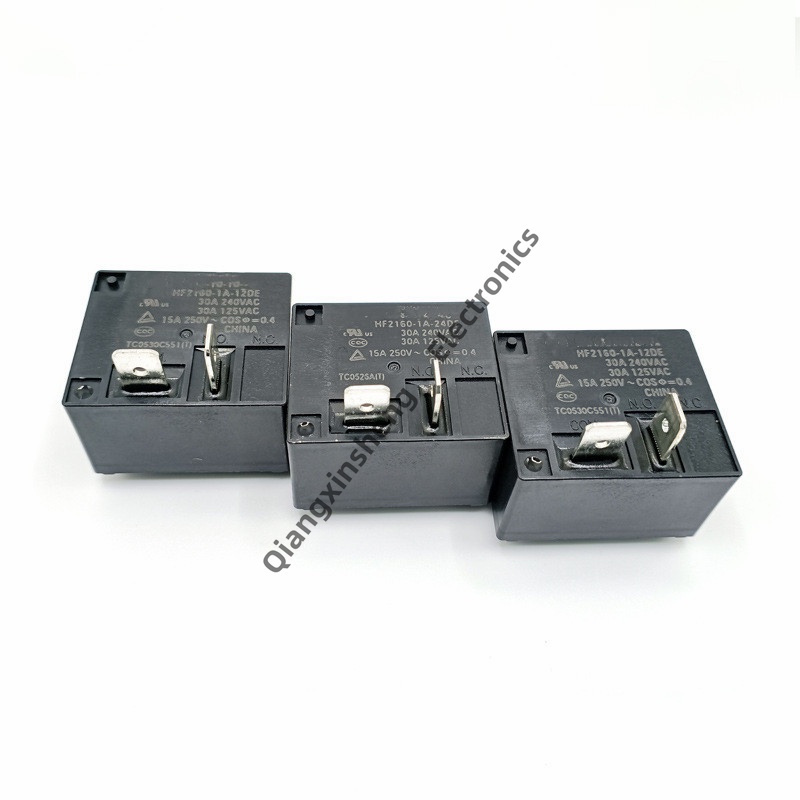 Mini Electronic Relay HF2160-1A-12DE 12VDC 30A 4 Pin Air Conditioning ...