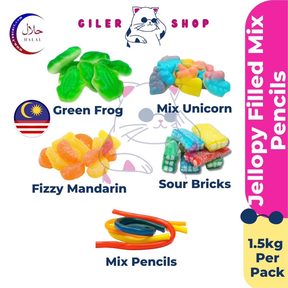 Halal Viral Turkiye Jellopy Bebeto Gummy Assorted Flavors 1.5kg 1kg 500g 200g Bulk Pack | Shopee ...