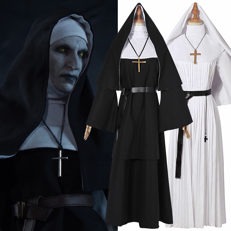 The Conjuring 2 The Nun Valak Sister Cosplay Costume Halloween Fancy ...