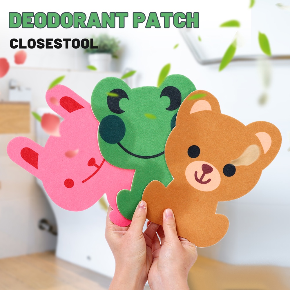 Creative Fragrant Remove Odor Stickers Bathroom Deodorizing Accessories ...