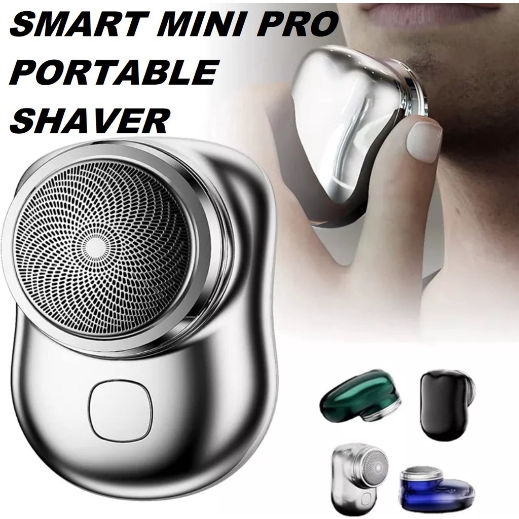 Mini Electric Shaver Pocket Size IPX7 Waterproof Razor Head Washable ...