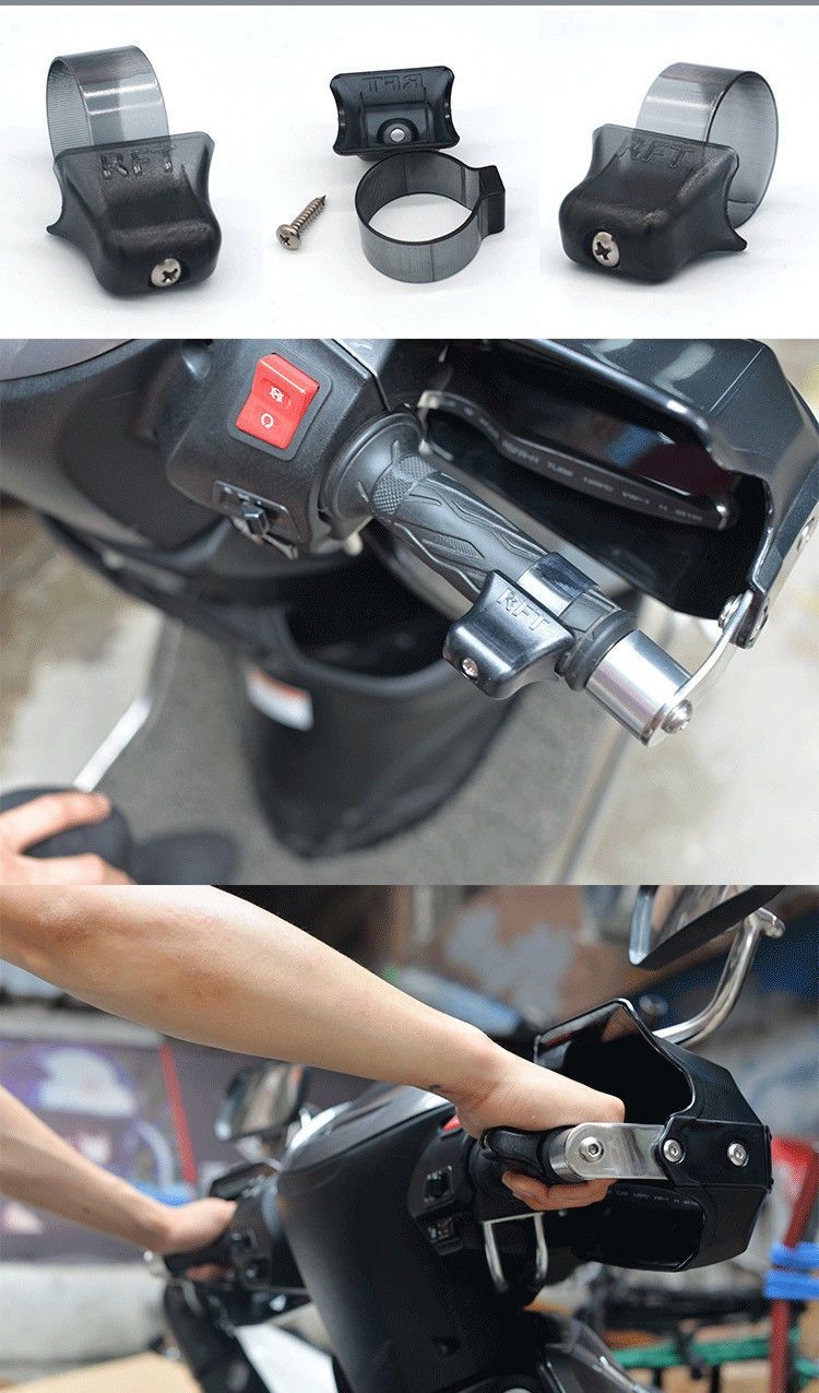 Motorcycle Throttle Booster Handle Grips Clip Cruise Control Throttle ...