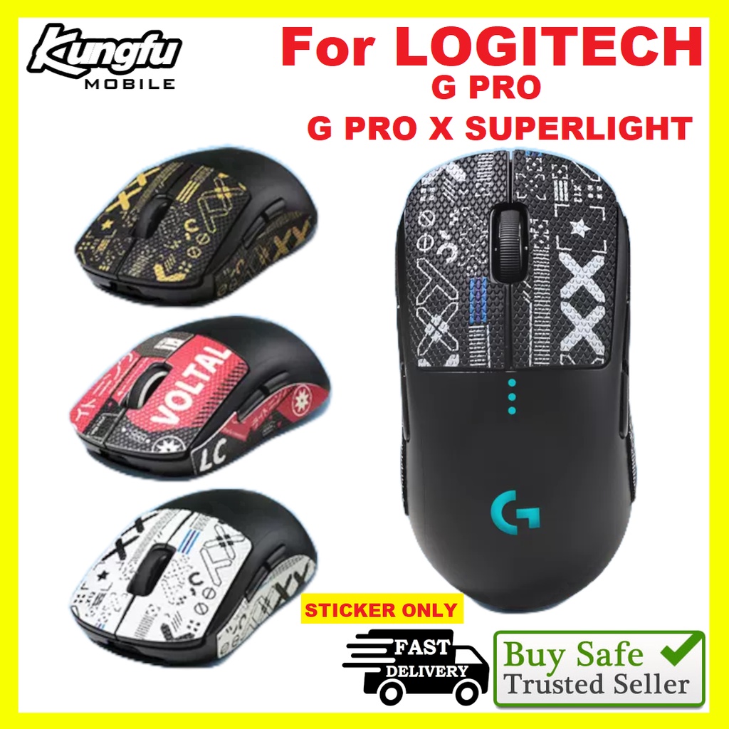 KFM Mouse Grip Tape Skate Sticker Non Slip/ Anti Sweat Logitech G Pro X ...