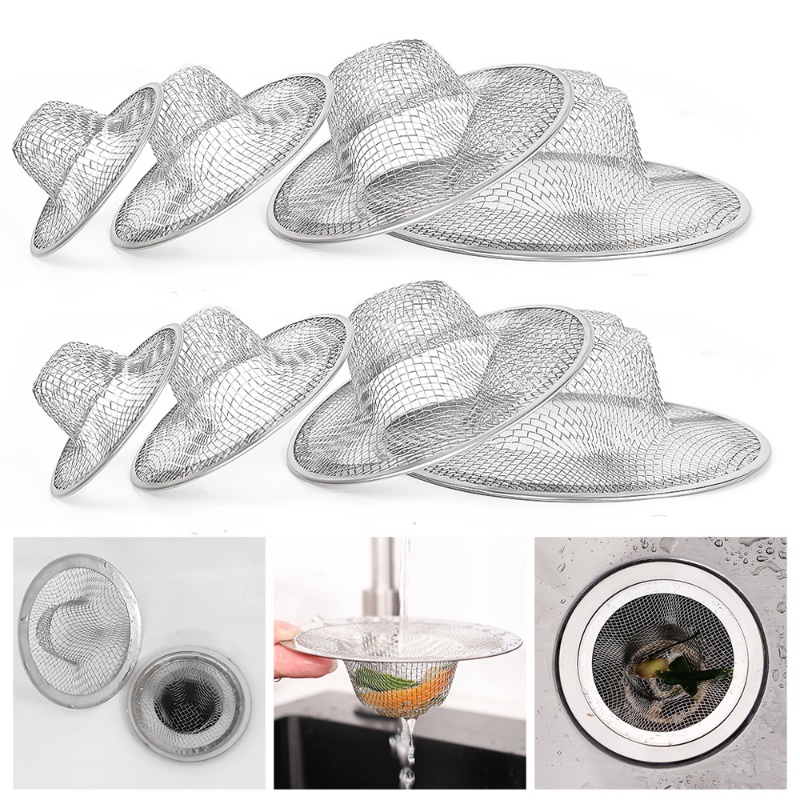 Kitchen Sink Mesh Strainer Basket / Stainless Steel Drain Filter with ...