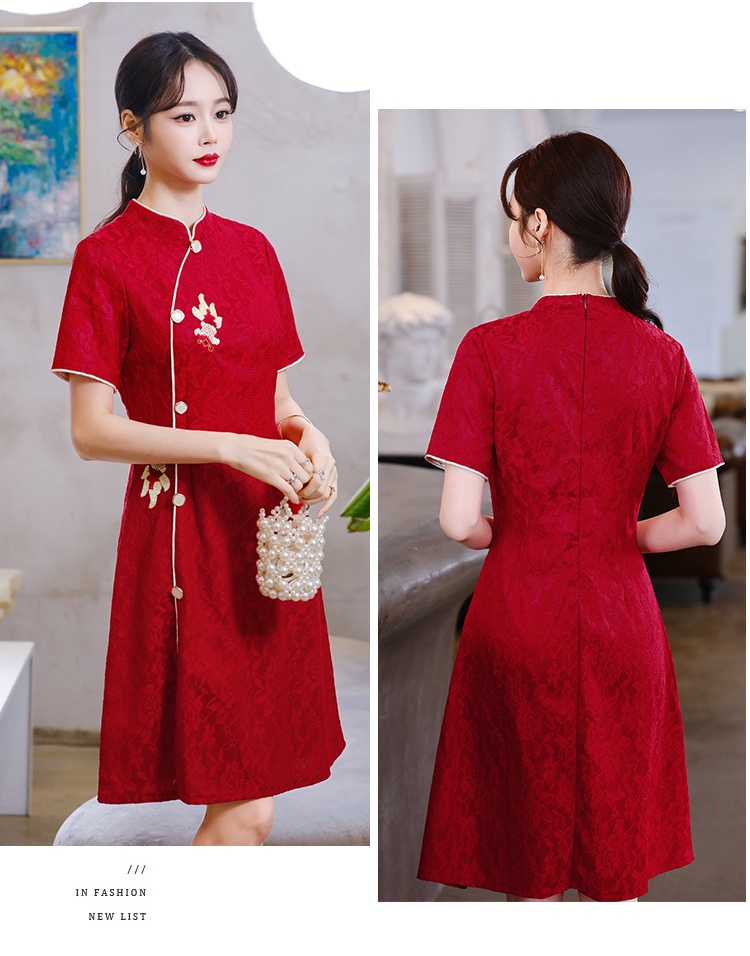 Plus Size Chinese Traditional Retro Improved Cheongsam Summer New Young ...