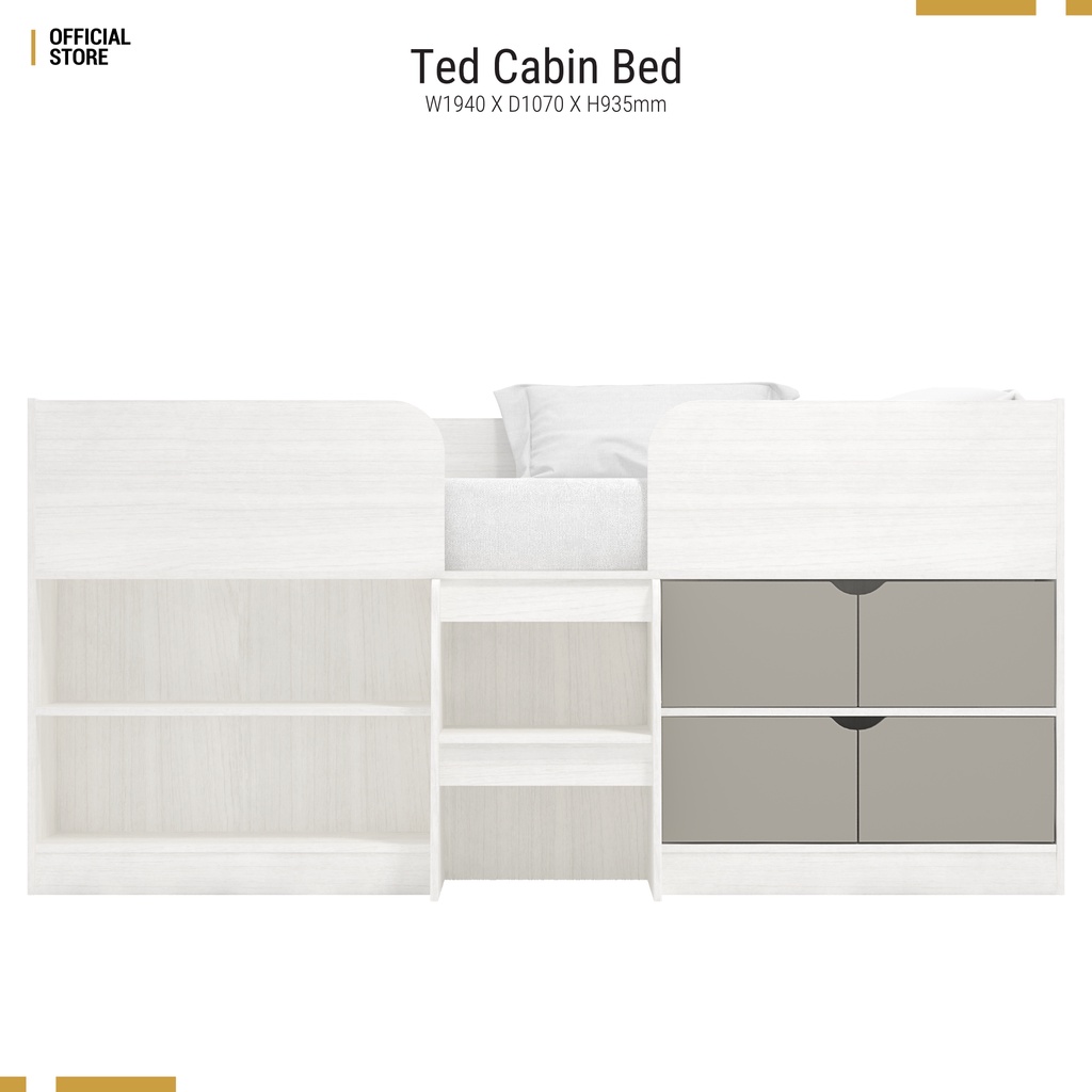 Ted Cabin Bed Collection Bunk Bed UK Export Designed Kid Bedframe with ...
