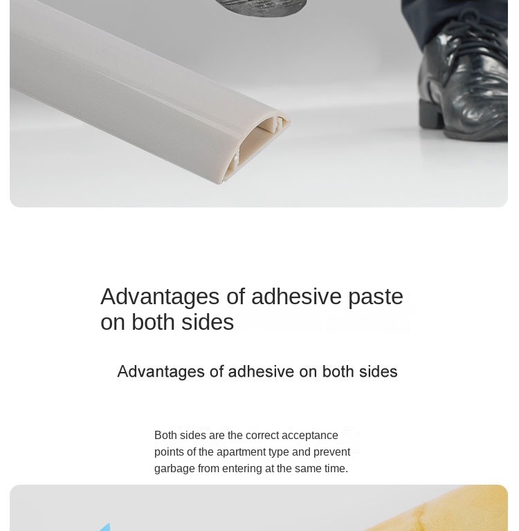 Porcelain-like Semicircle Arc Ground Trunking Pvc Open-Mounted Stone ...