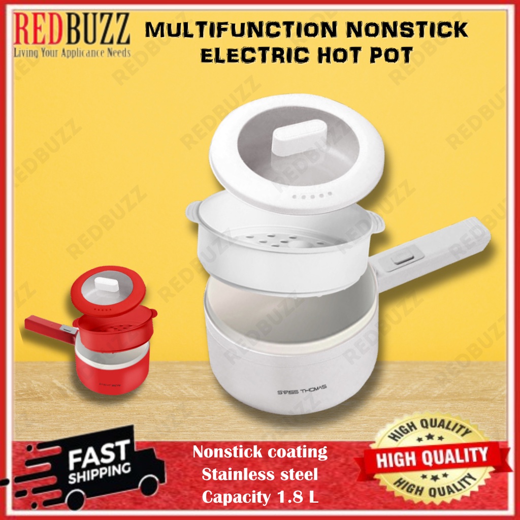 REDBUZZ Multifunction Electric Cooker with Ceramic Non Stick Coating 1 ...