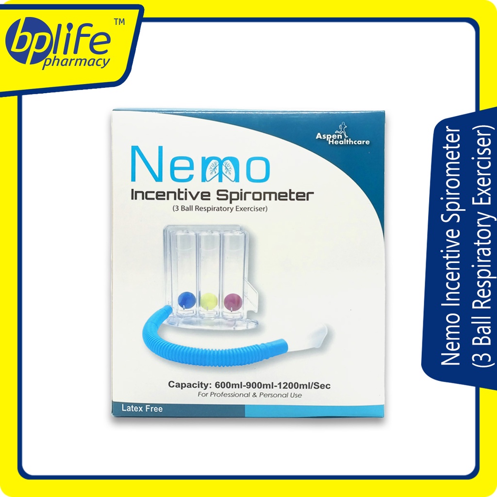 Nemo Incentive Spirometer (3 Ball Respiratory Exerciser) | Shopee Malaysia